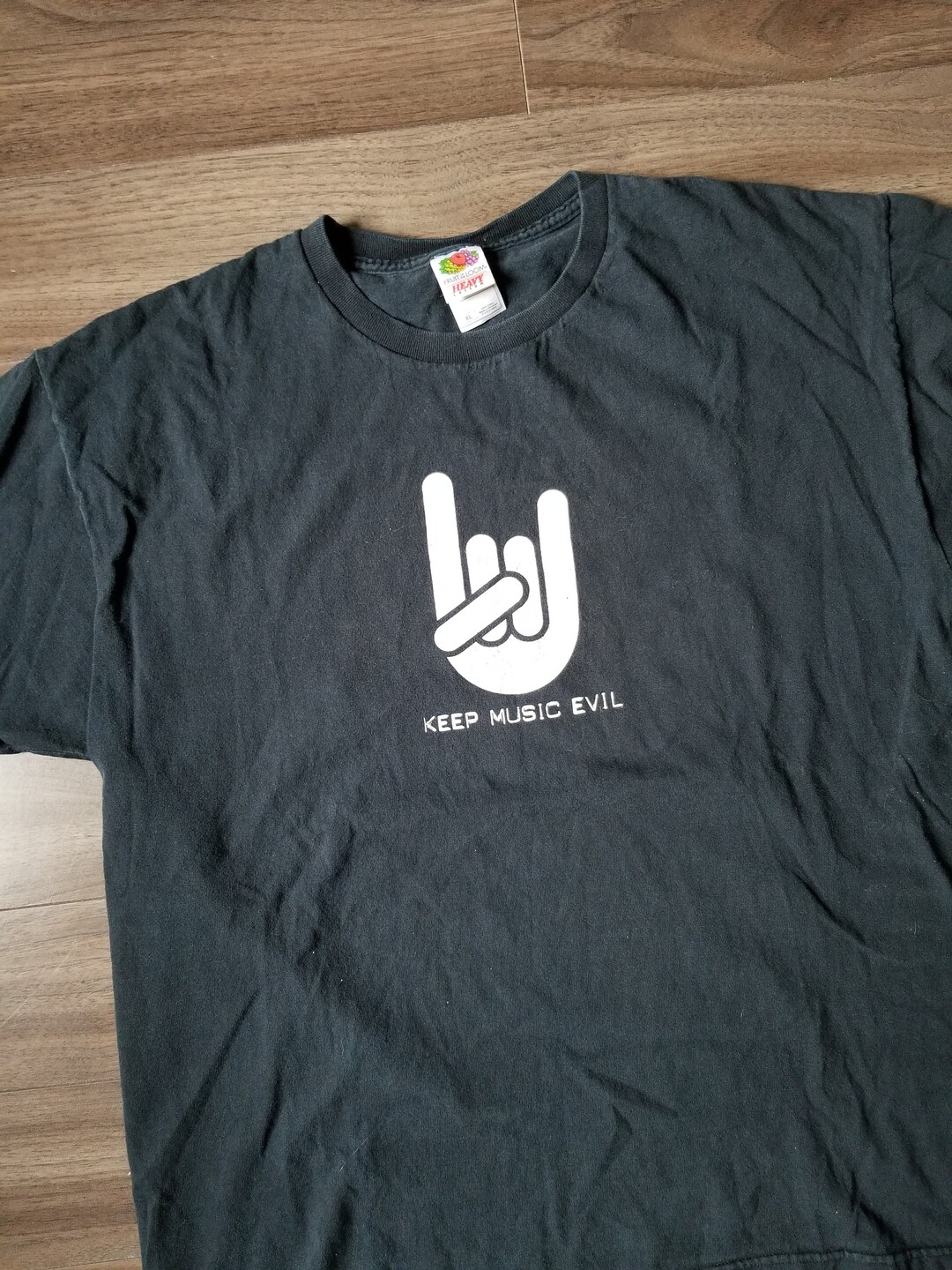 Vintage Keep Music Evil Tee - Etsy