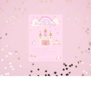 Invitation Editable Template, Instant Download, Girls Birthday Party ...