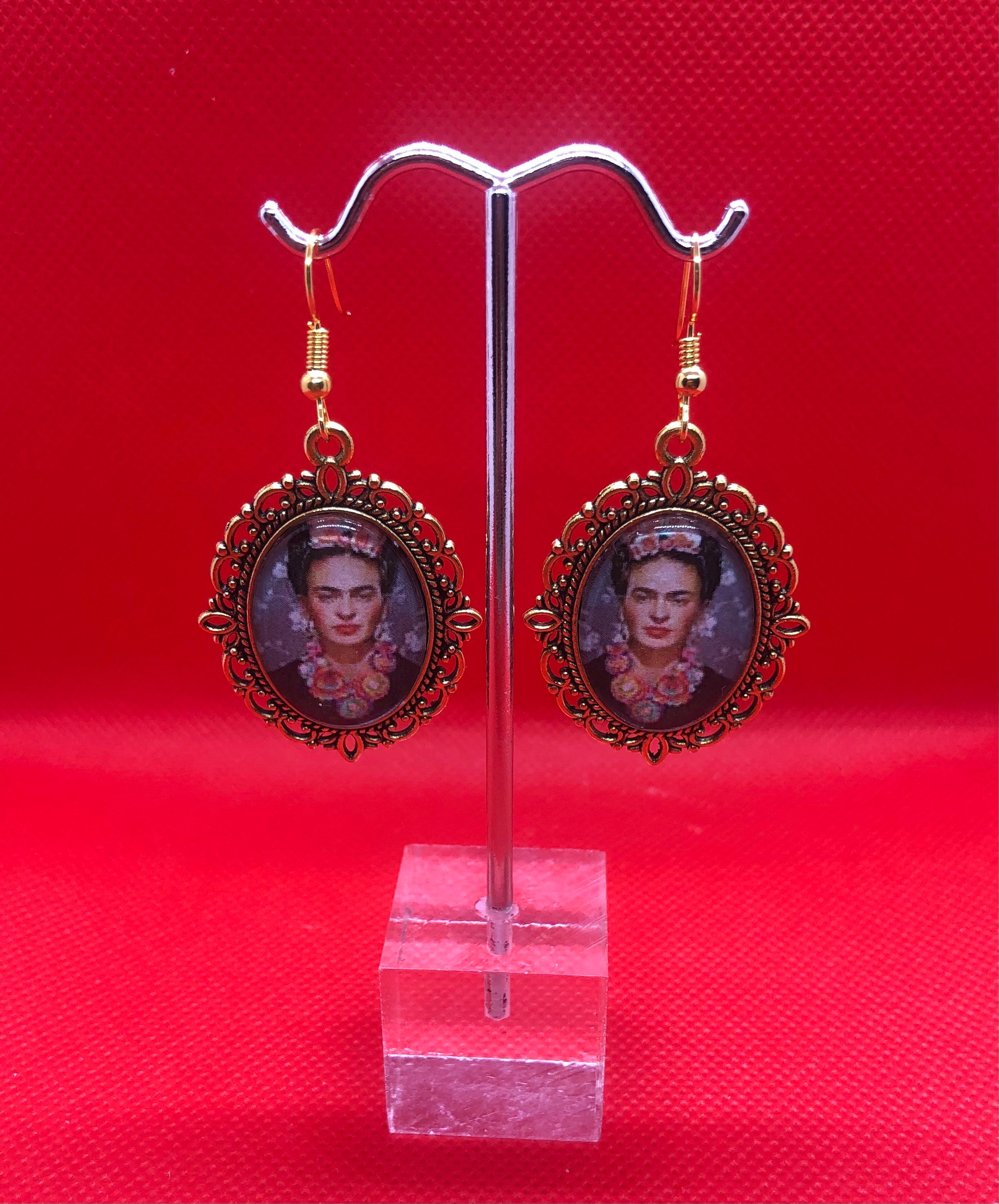 Frida Kahlo Picture Earrings - Etsy.de