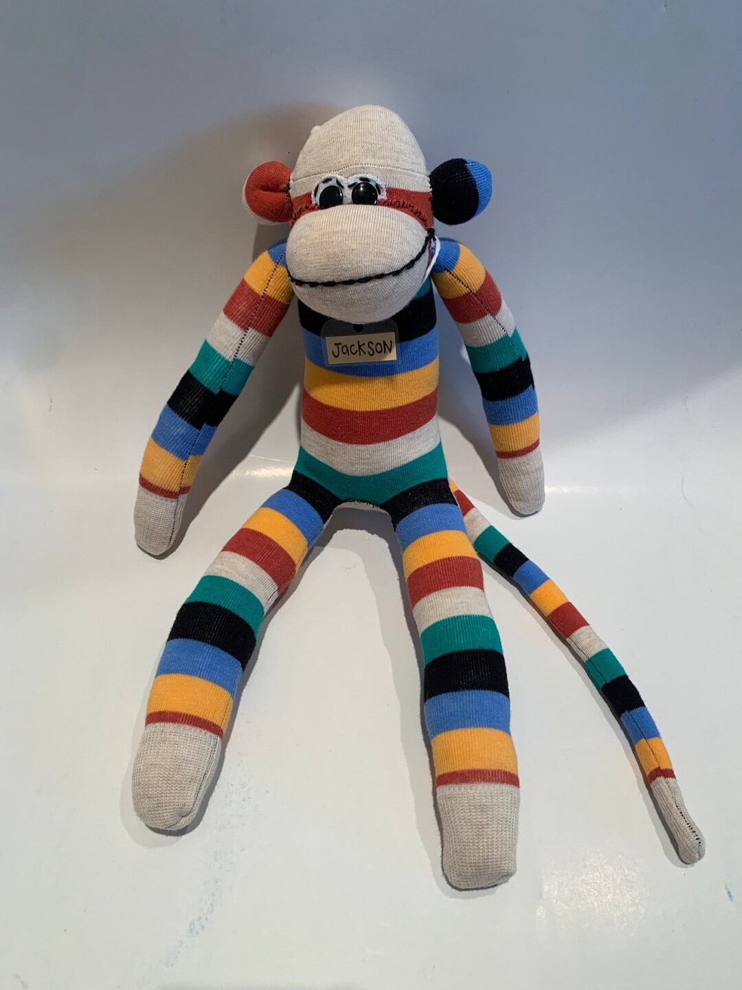 Sock Monkey - "jackson" - Etsy