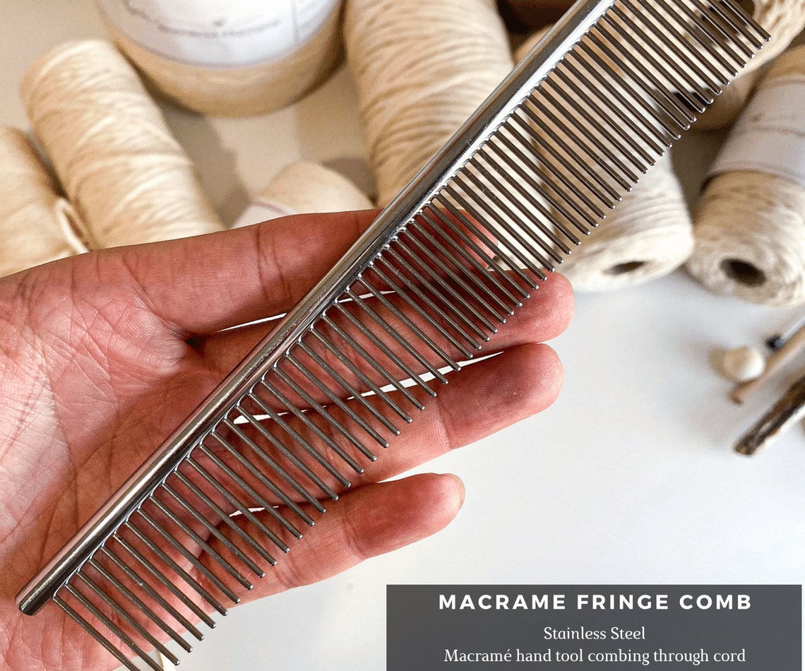 Macrame Fringe Comb Durable Craft Supply for Fiber Knotting - Etsy