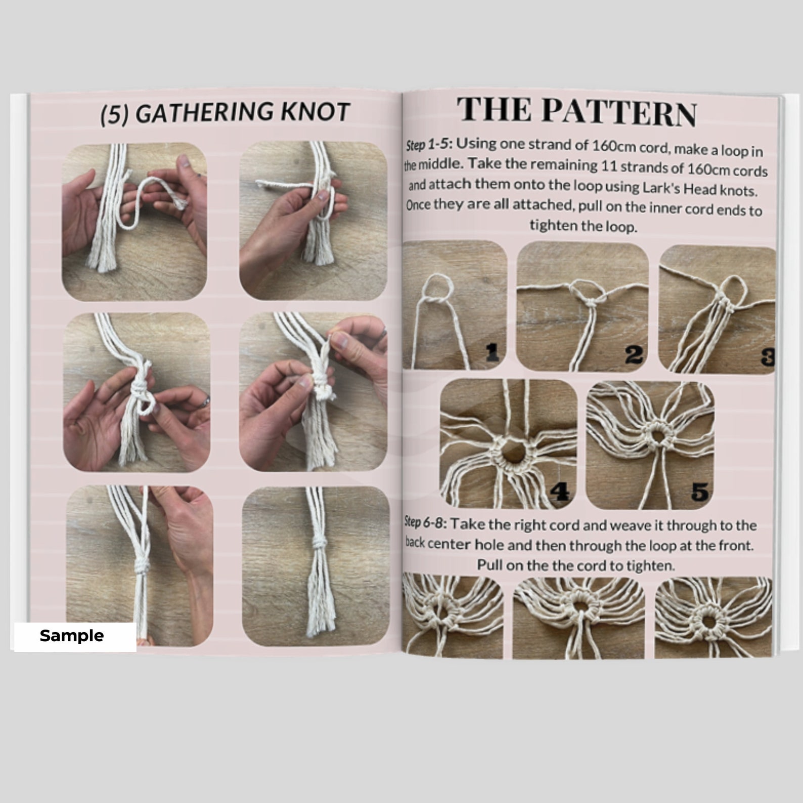 Macrame Wall Hanging Pattern DIY Macrame EBOOK Pattern Macrame Tutorial Macrame Wall Hanging ...