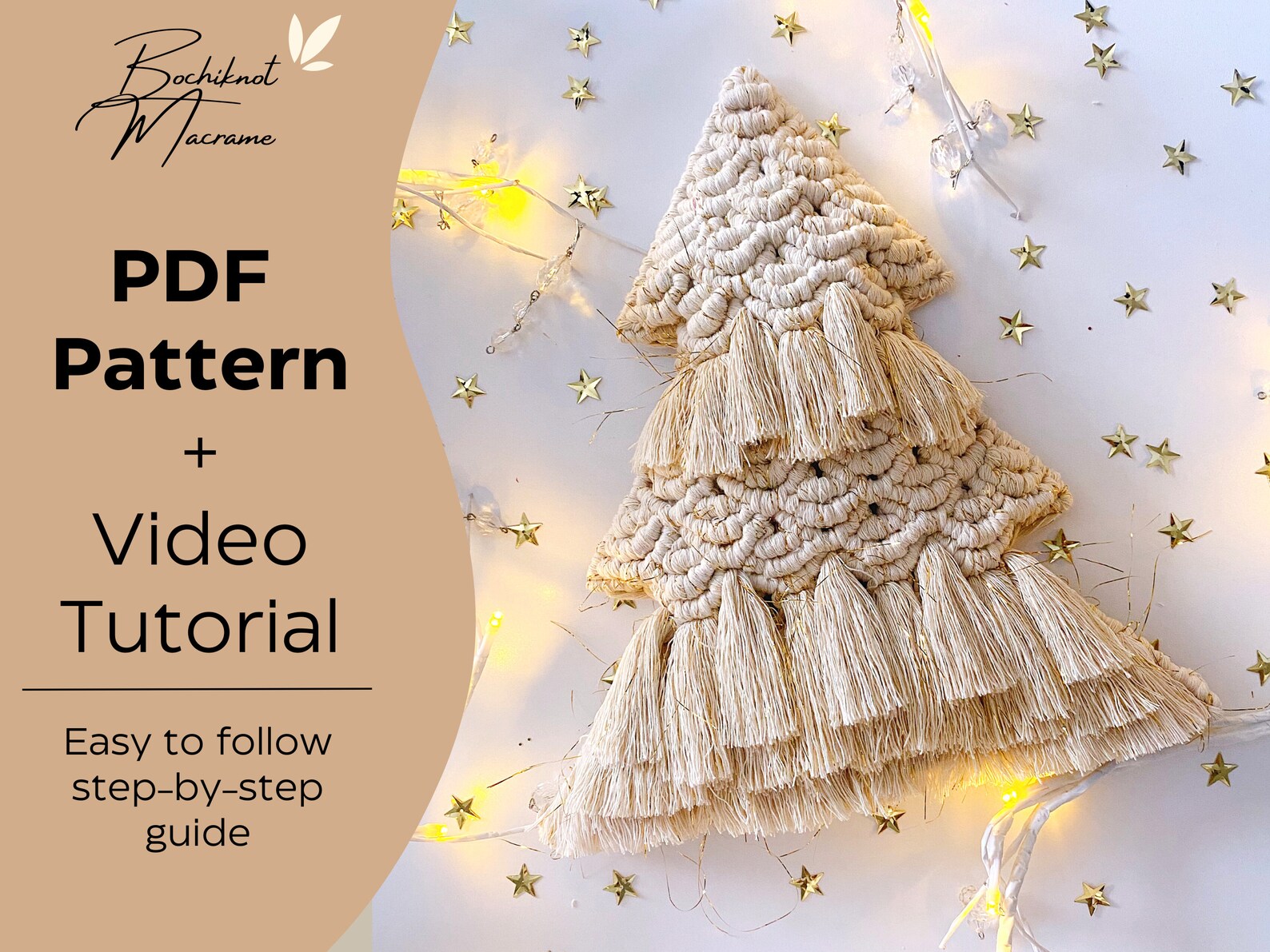 Macrame Christmas Tree DIY Pattern EBOOK Macrame Christmas Tree Pattern ...