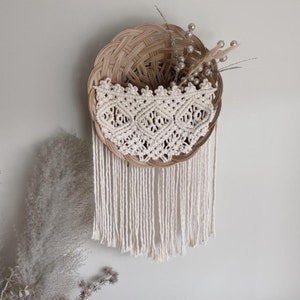 Macrame Wall Hanging Pattern DIY Macrame EBOOK Pattern Macrame Basket Tutorial Macrame Wall ...