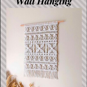 Large Macrame Wall Hanging DIY Pattern EBOOK Macrame Tutorial Pattern for Macrame Wall Hangings ...
