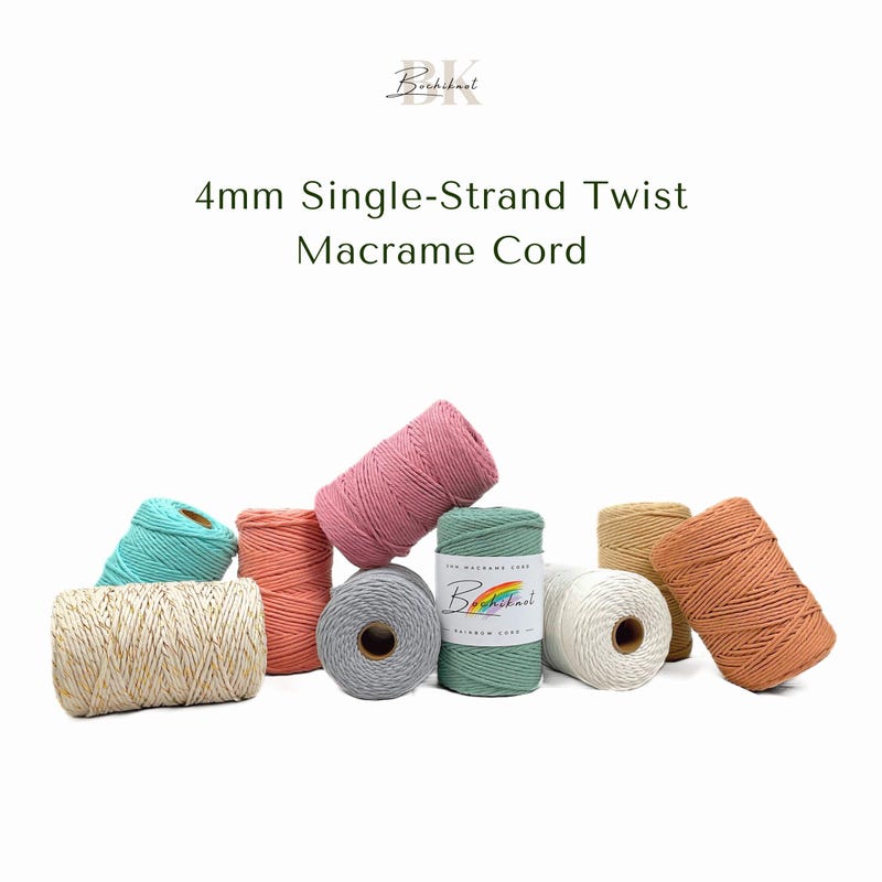 4mm Macrame Cord - Etsy