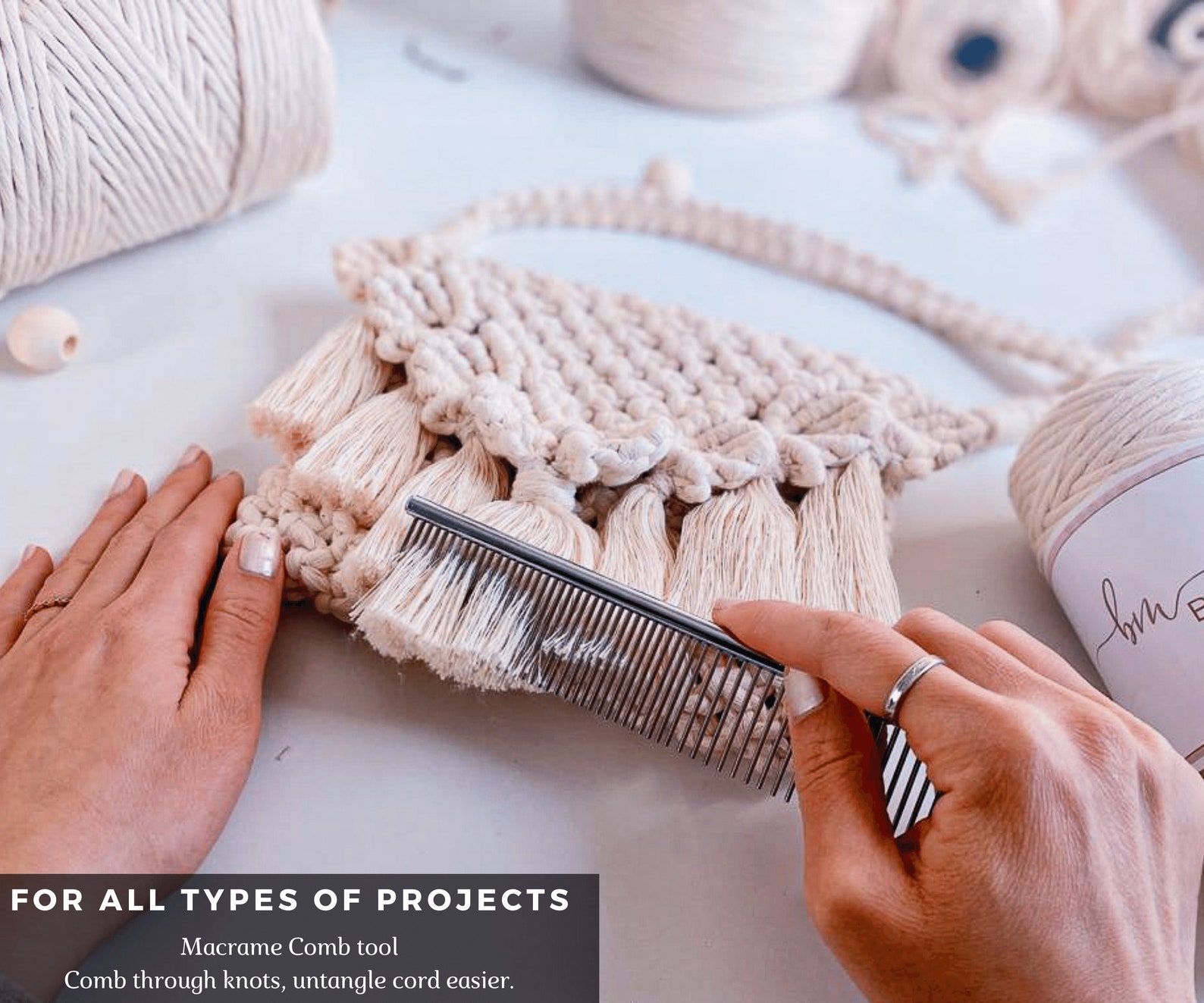 Macrame Fringe Comb Durable Craft Supply for Fiber Knotting - Etsy