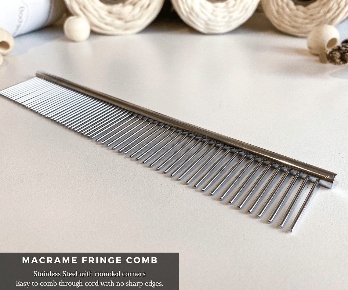 Macrame Fringe Comb Durable Craft Supply for Fiber Knotting - Etsy