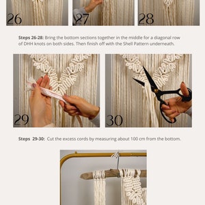 DIY Large Macrame Wall Hanging Pattern, Boho Decor (PDF) - Etsy