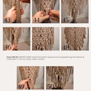 Macrame Boho Dress DIY Pattern Macrame Beach Cover up Pattern EBOOK Macrame Clothing Tutorial ...