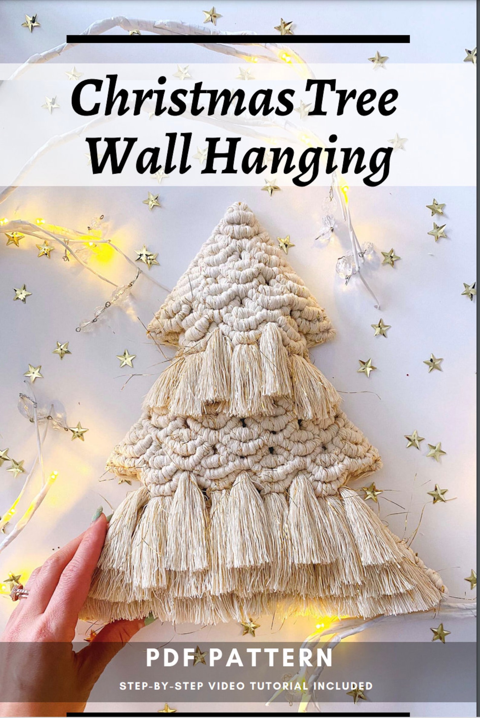 Macrame Christmas Tree DIY Pattern EBOOK Macrame Christmas Tree Pattern ...