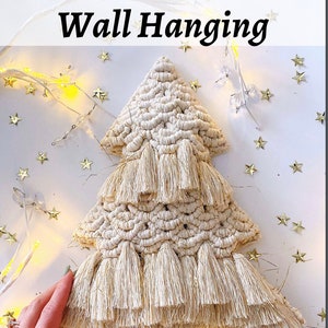 Macrame Christmas Tree DIY Pattern EBOOK Macrame Christmas Tree Pattern Macrame Christmas ...