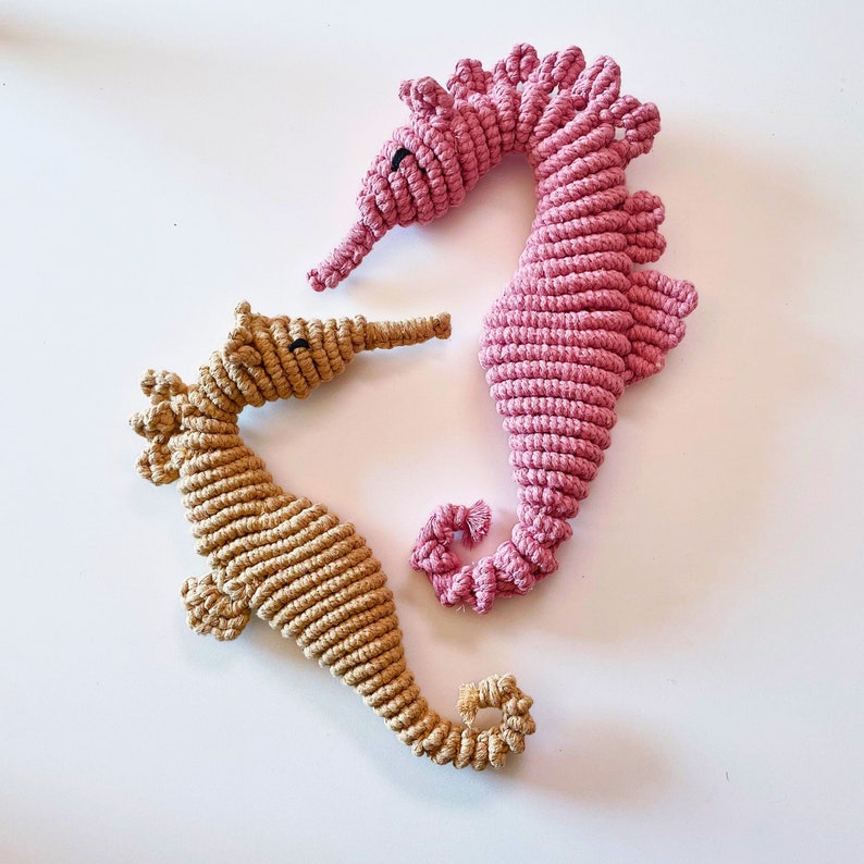 Macrame Pattern Seahorse Sculpture - DIY EBOOK Pattern Macrame Tutorial ...