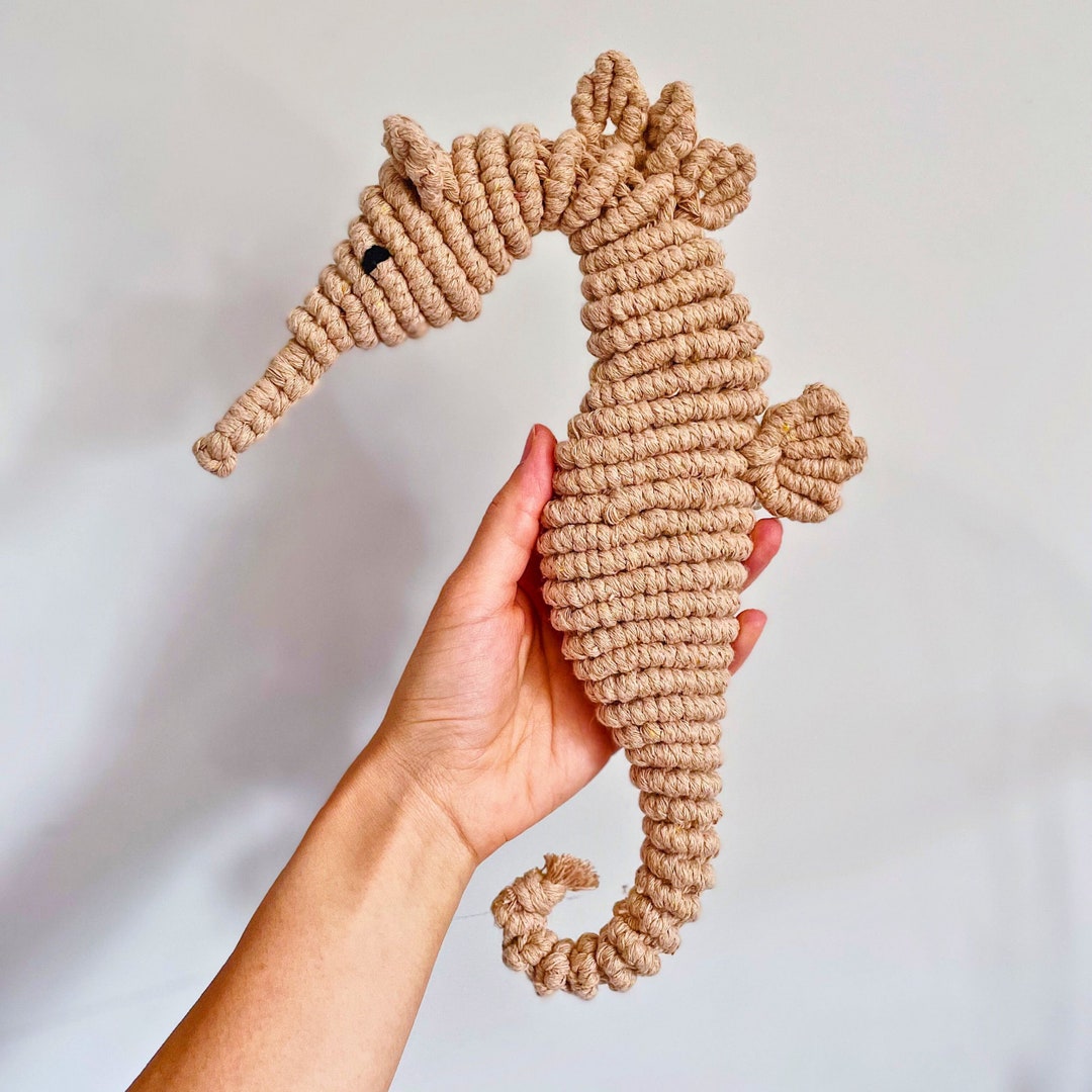 Macrame Pattern Seahorse Sculpture - DIY EBOOK Pattern Macrame Tutorial ...