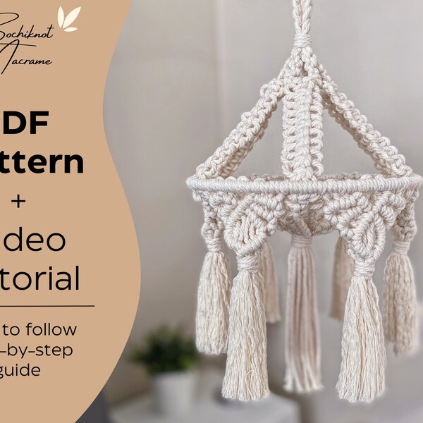 Macrame Chandelier Pattern - Etsy