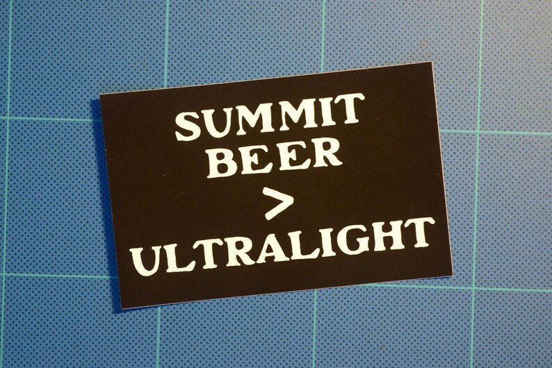 Summit Beer > Ultralight Sticker — Set of 2 - Etsy