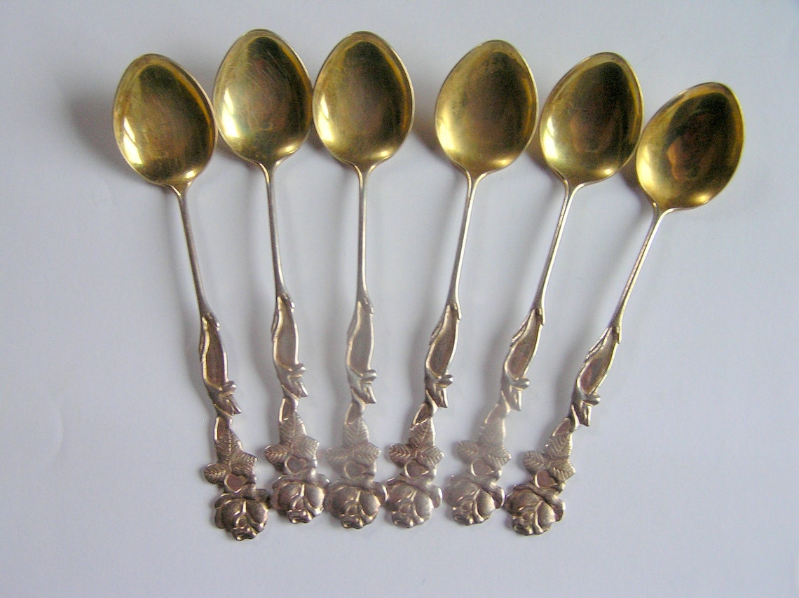 Alpaca Silver Teaspoons Vintage Espresso Spoons Cake Spoons - Etsy
