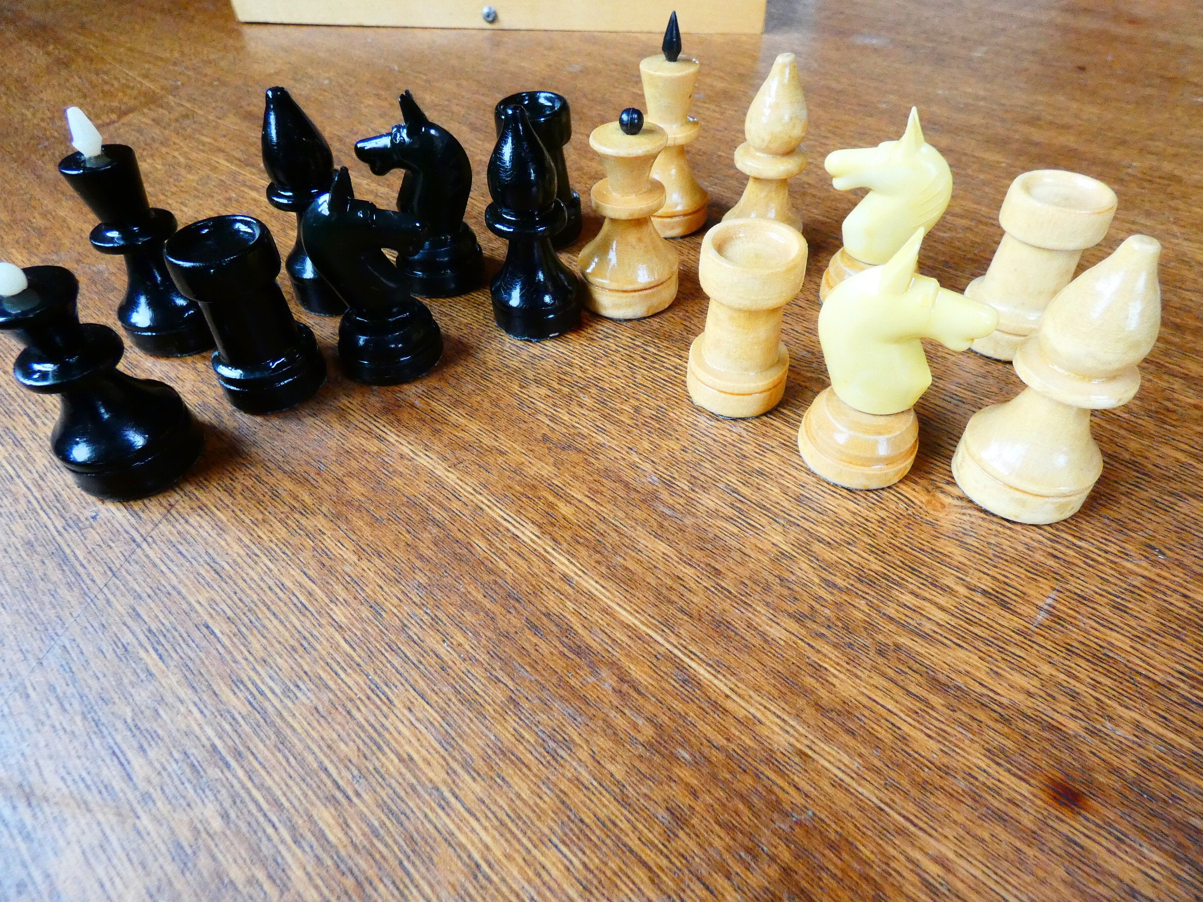 Soviet Vintage Chess Set Russian Chess Full Set Wooden Chess | Etsy
