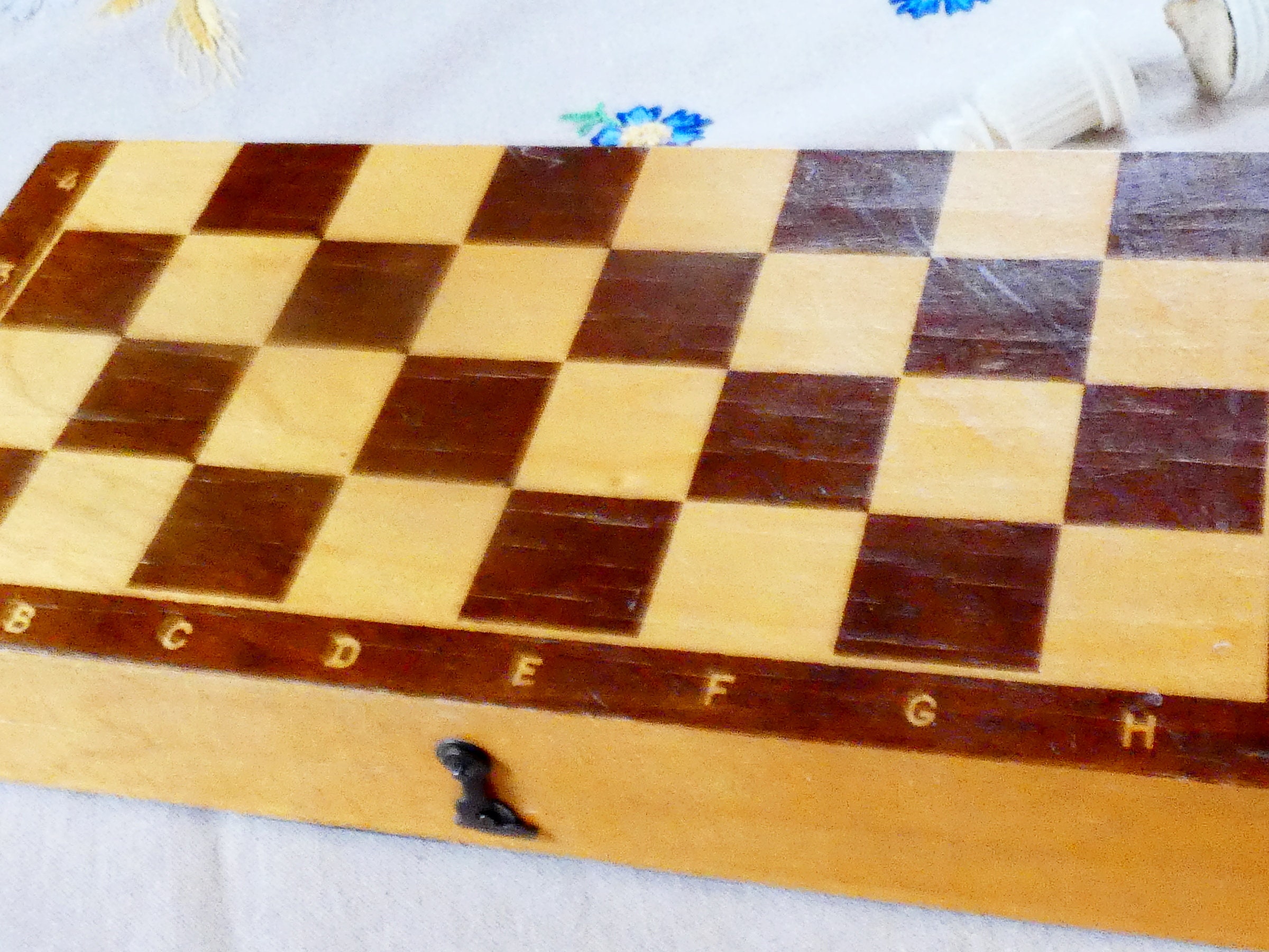 Soviet Vintage Hard Plastic Chess Set Russian Chess Full Set Chess ...