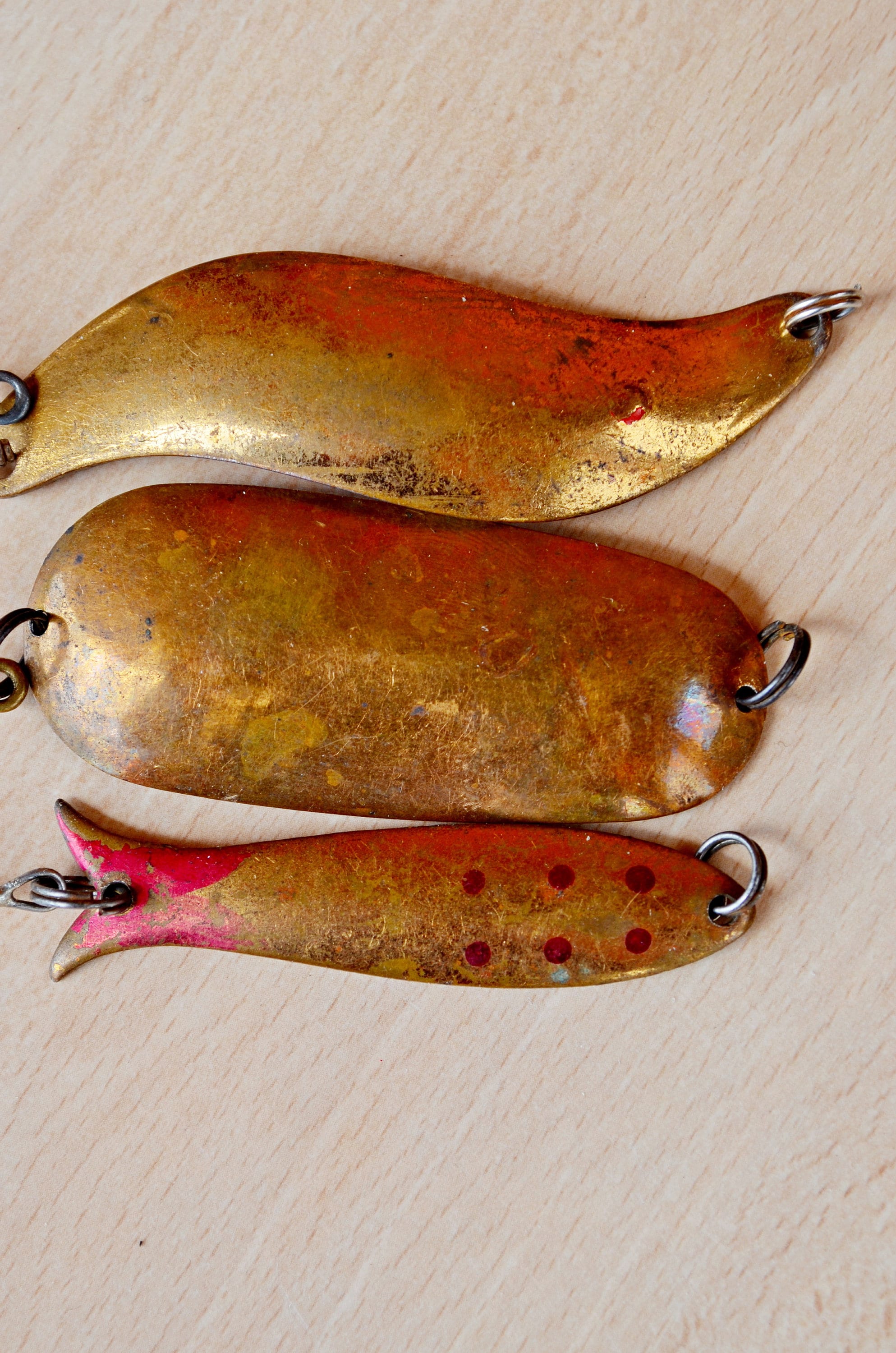 Copper Fishing Lures Vintage Set of 3 Handmade Lures Soviet - Etsy UK