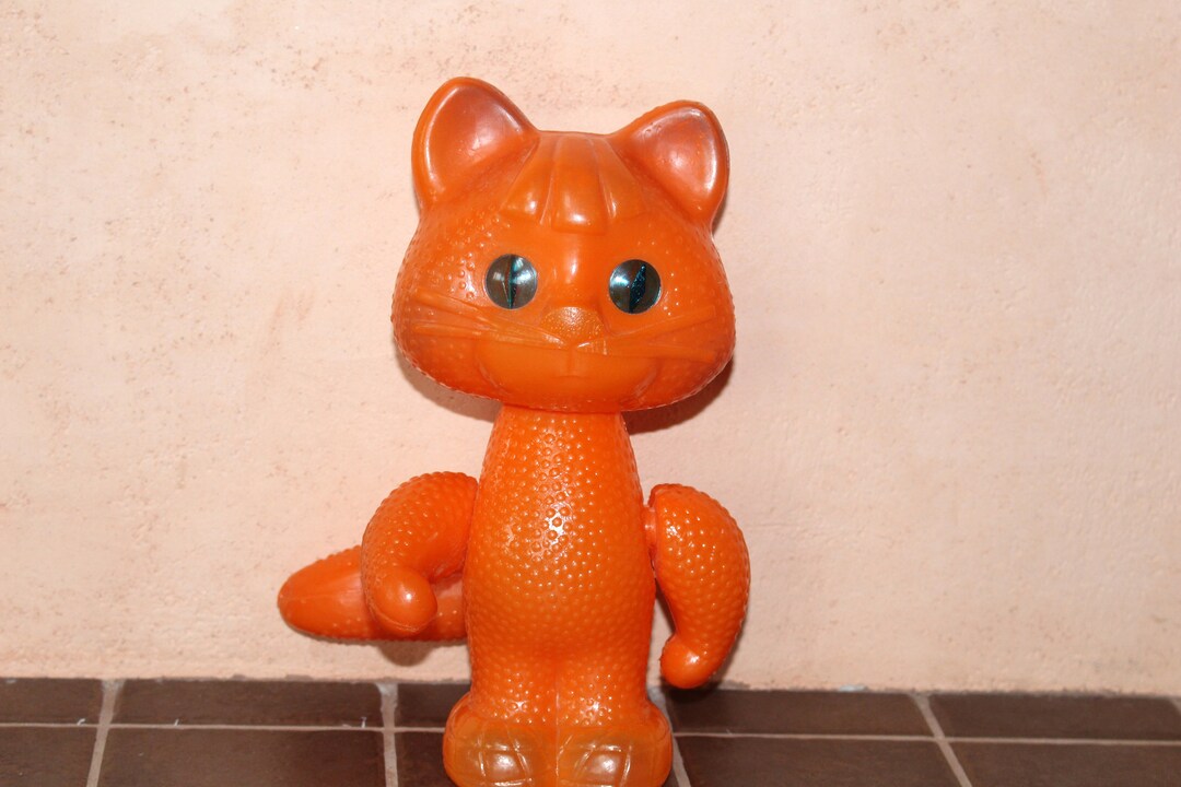 Soviet Vintage Toy KITTY Vintage Plastic Toy Animals Plastic Vintage ...