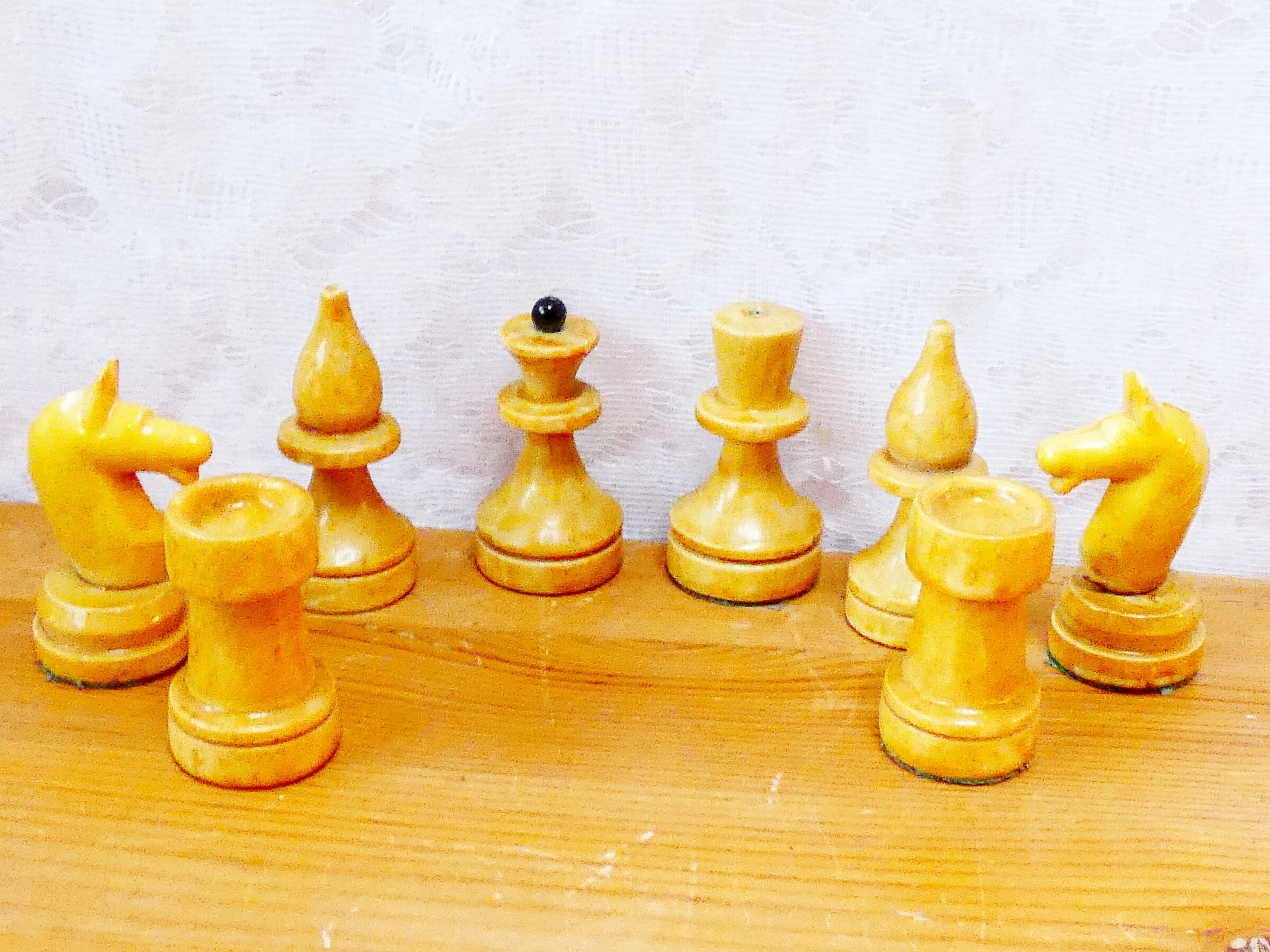 Soviet Vintage Wooden Chess Set Russian Chess Full Set Chess | Etsy
