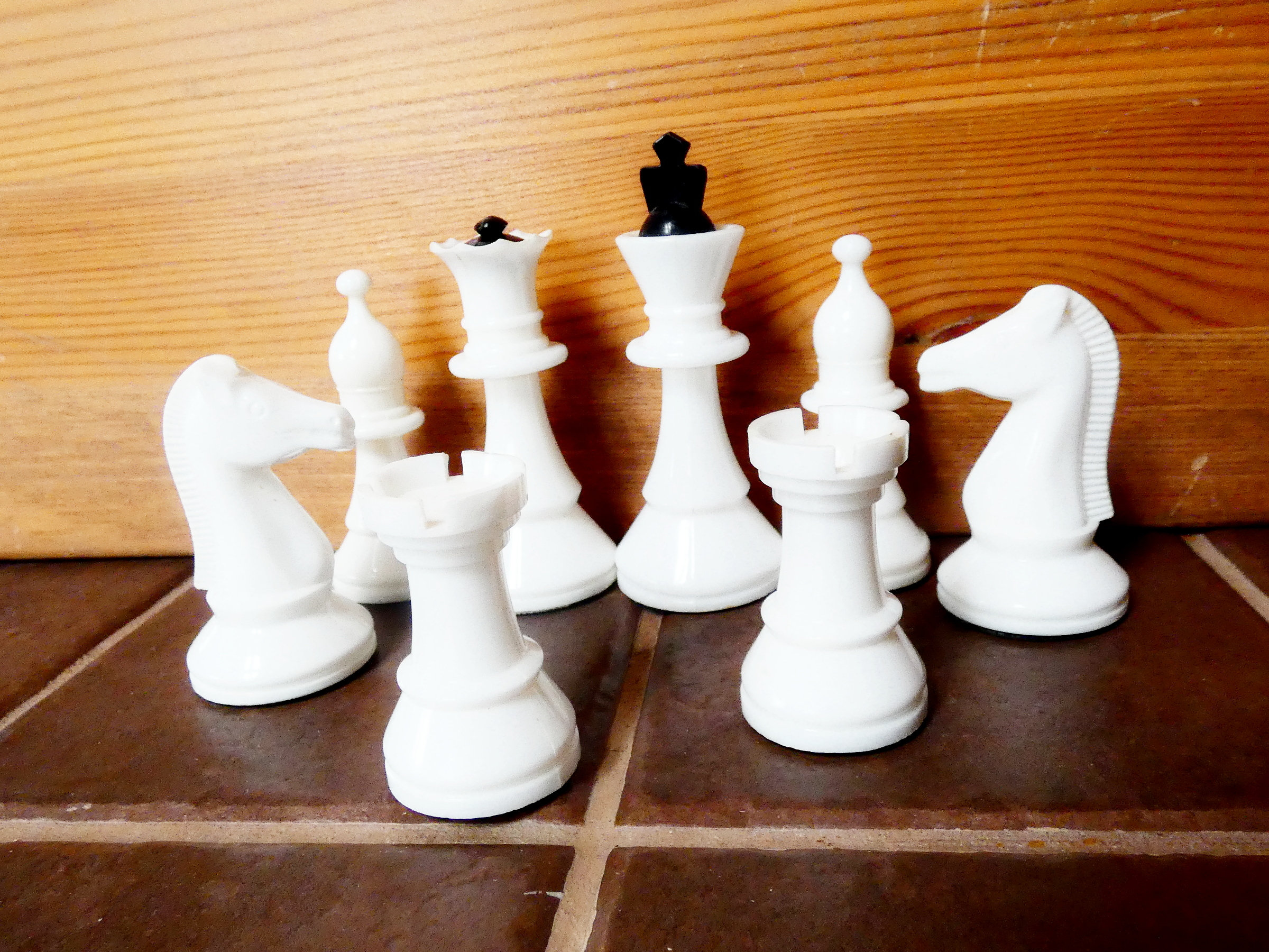 Vintage Full Set Chess Pieces Gift for Chess Player Soviet Hard Plastic ...