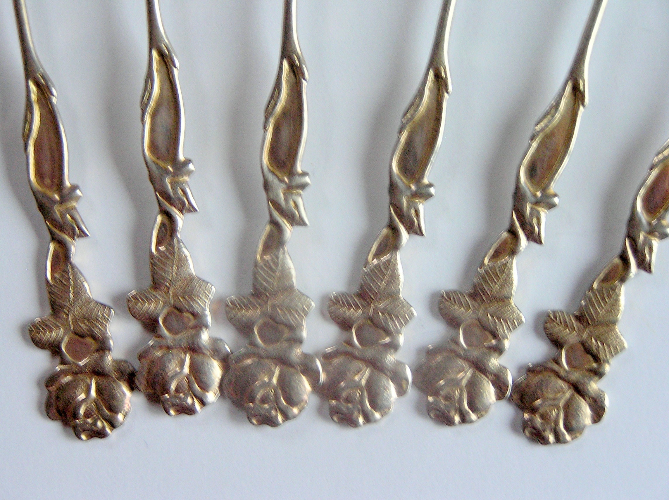 Alpaca Silver Teaspoons Vintage Espresso Spoons Cake Spoons - Etsy