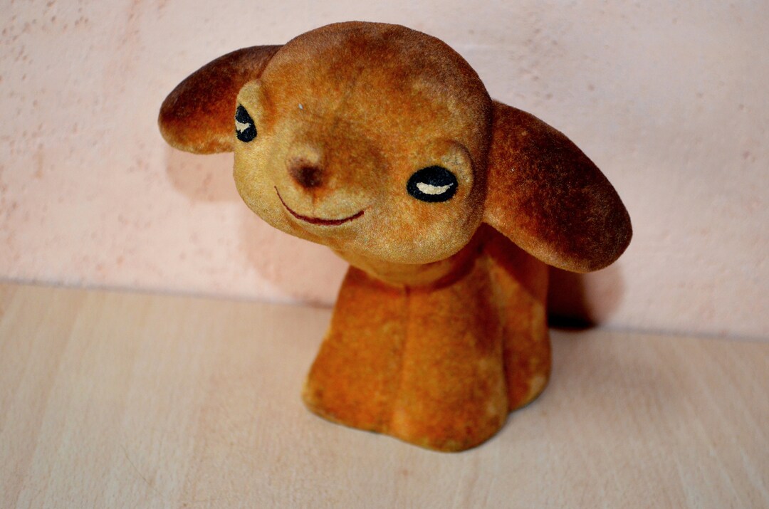 Soviet Vintage Retro Toy Flocked LITTLE LAMB Soft Animals Retro Toys ...