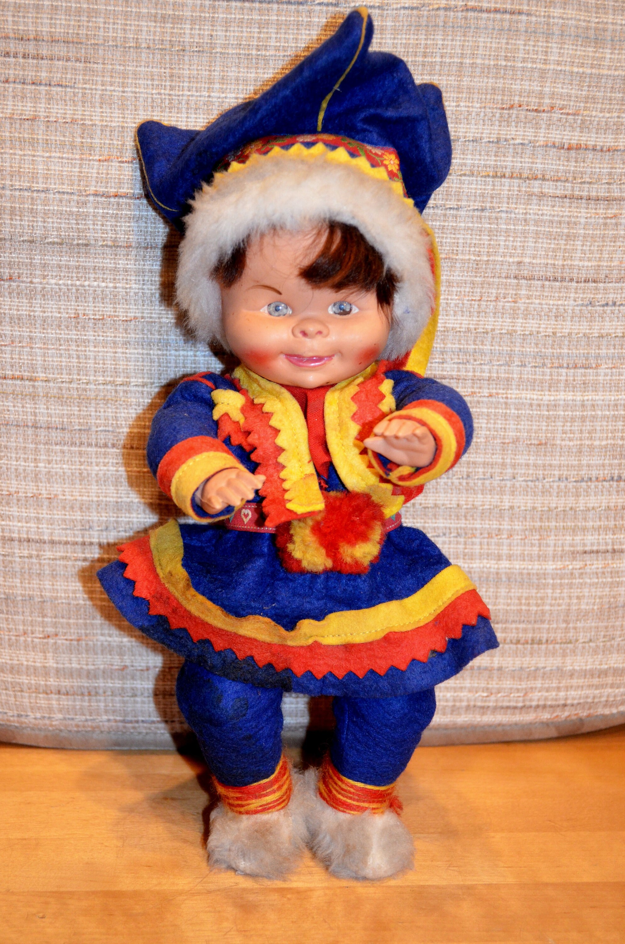 LAPLAND SAAMI BOY Old Toy Saami Boy Saami Folk Costume Retro Handmade ...