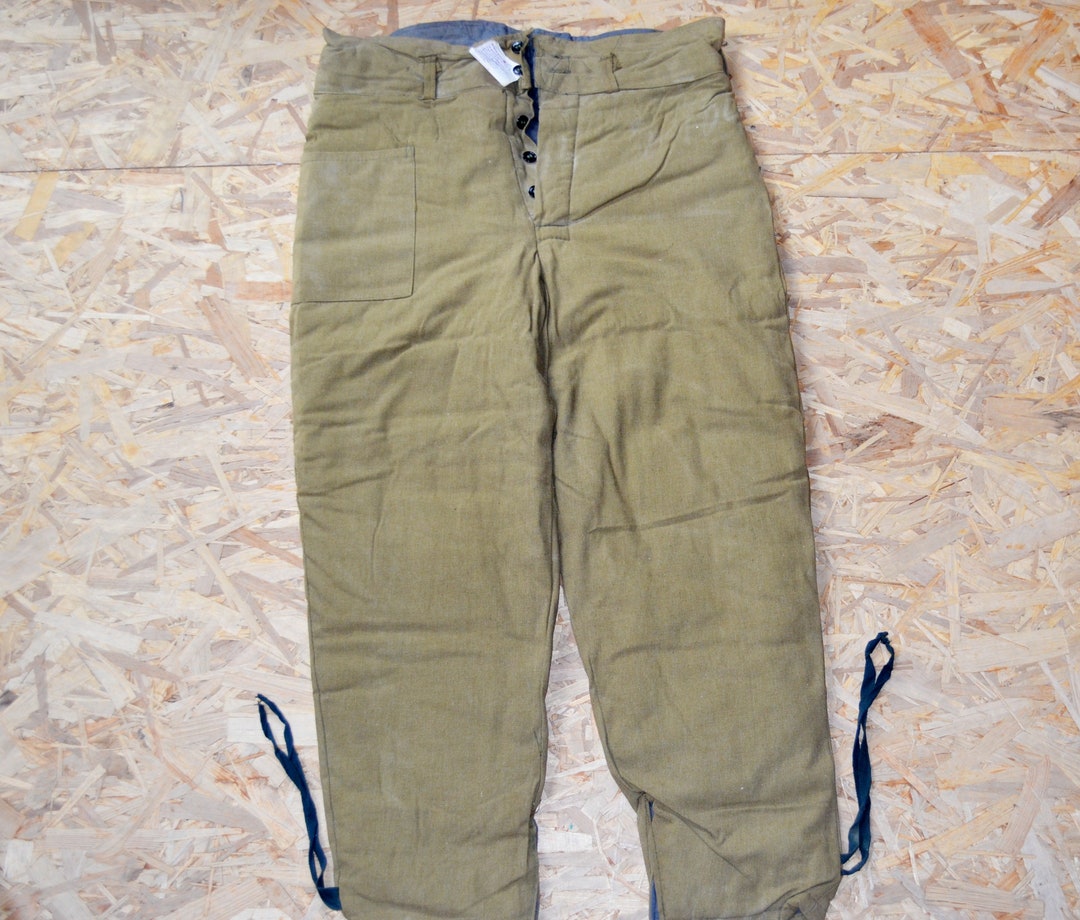 UNUSED VATNIK Trousers Padded Winter Pants Size M-L Vatnik Pants Soviet ...