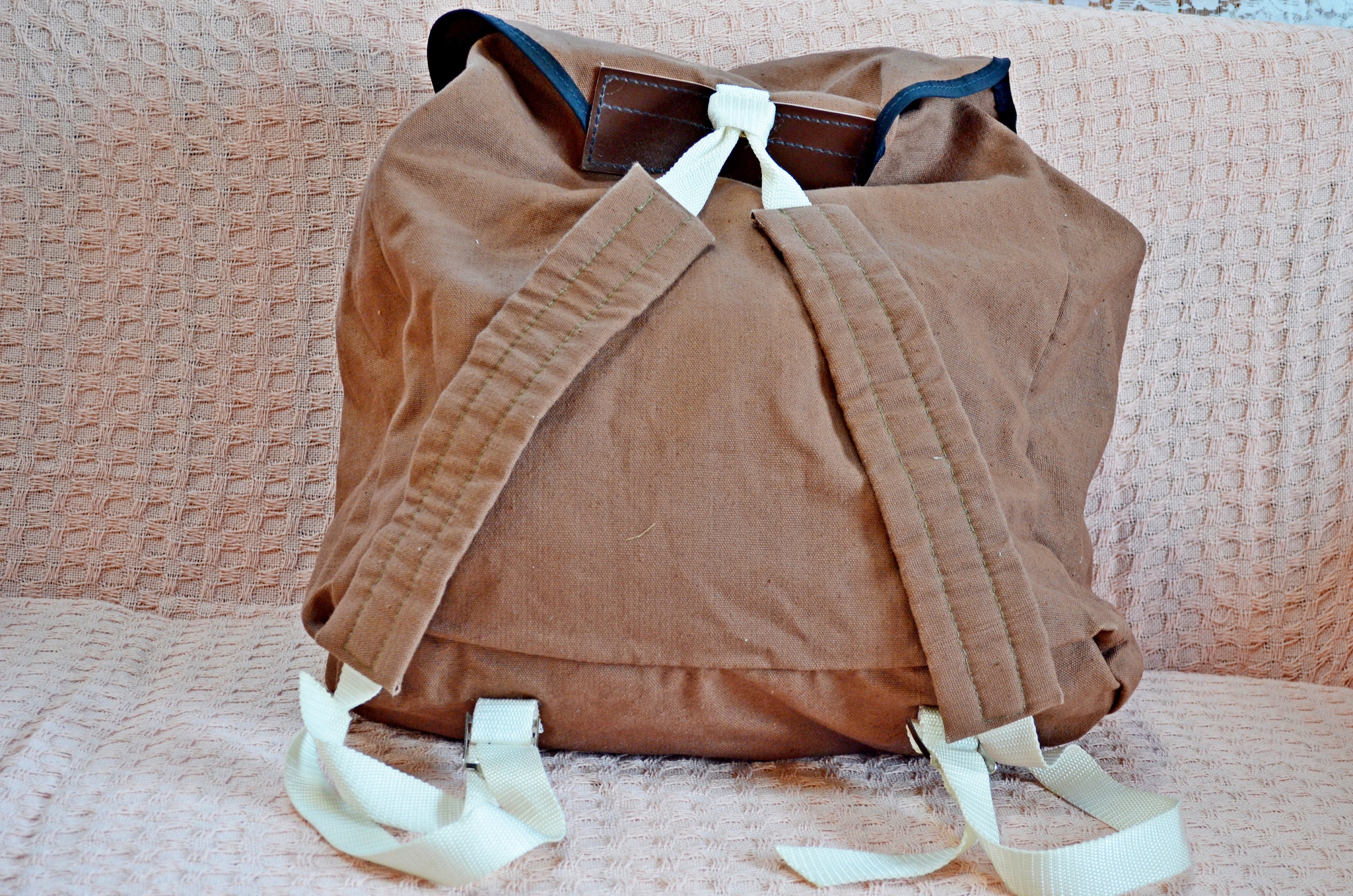 NOS Soviet Backpack UNUSED Vintage Soviet Knapsack Large Tourist ...