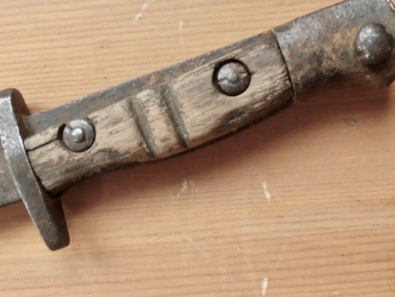 ANTIQUE 1930 Knife Large and Heavy Estonian Hand Forged Rustic - Etsy