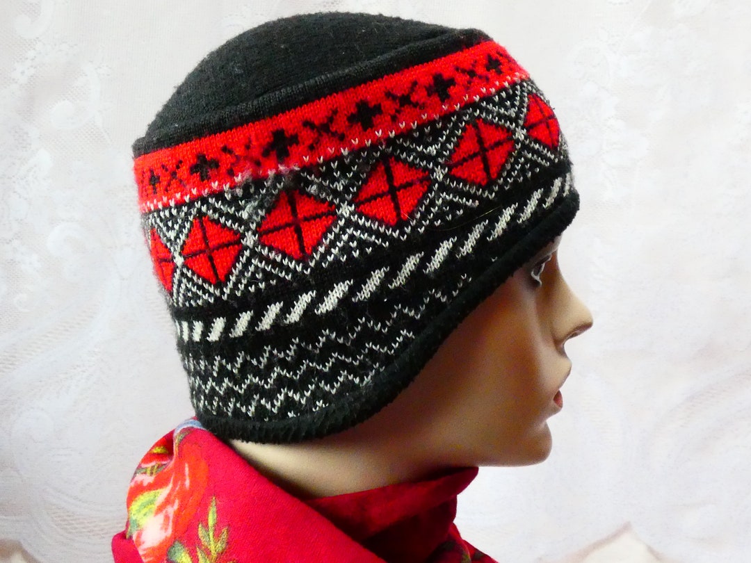 Size 58-59 Scandinavian Wool/acrylic Hat Warm Soft Hat Made in Sweden ...