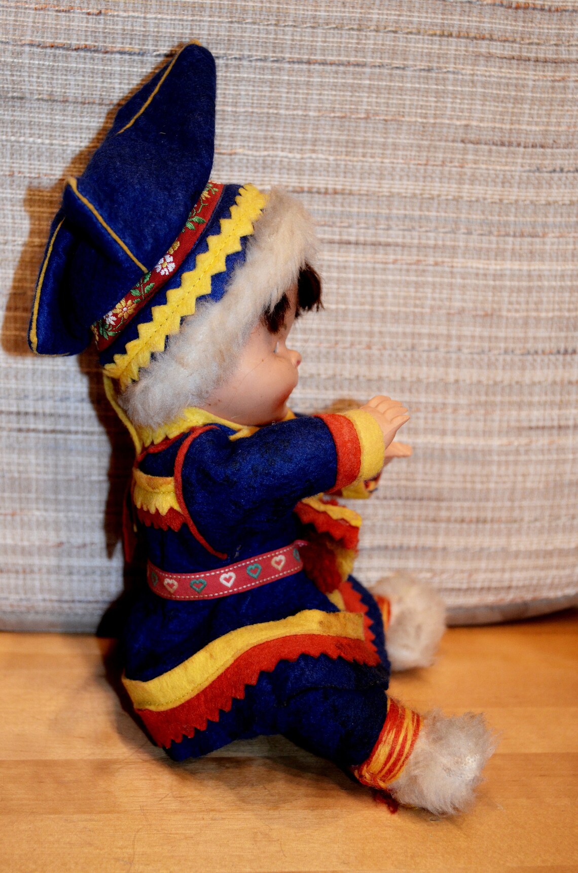 LAPLAND SAAMI BOY Old Toy Saami Boy Saami Folk Costume Retro Handmade ...