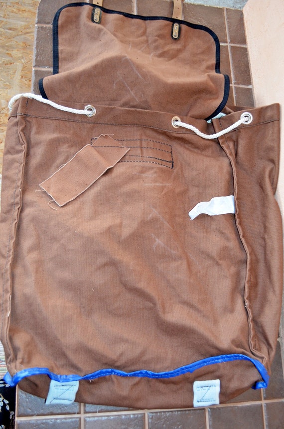 NOS Soviet backpack UNUSED Vintage Soviet Knapsack La… - Gem