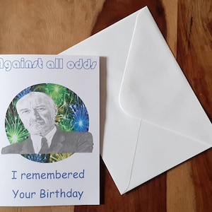 Phil Collins Birthday Card. Artwork Adapted From My Original | Etsy