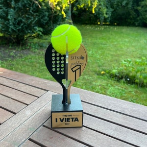 Tennis Trophy/acrylic Trophy: Handcrafted With High-quality Materials ...