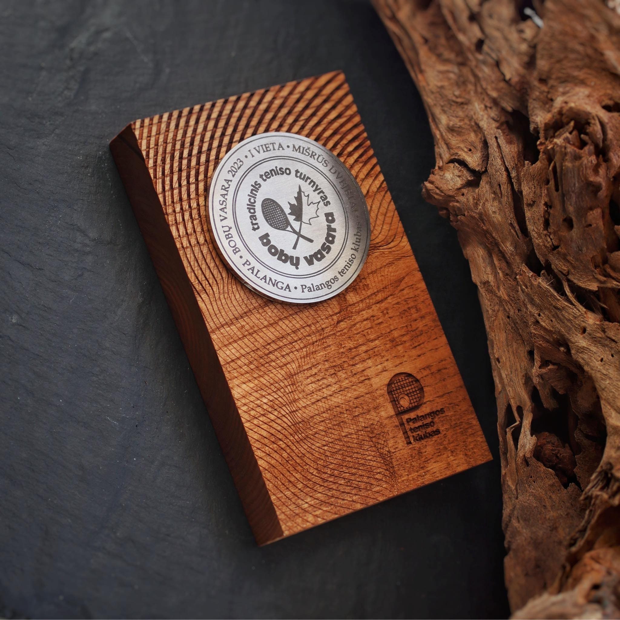 Elegant Wooden Award With Custom Engraving - Natural, Stylish ...