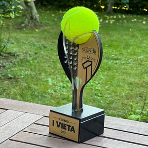 Tennis Trophy/acrylic Trophy: Handcrafted With High-quality Materials ...