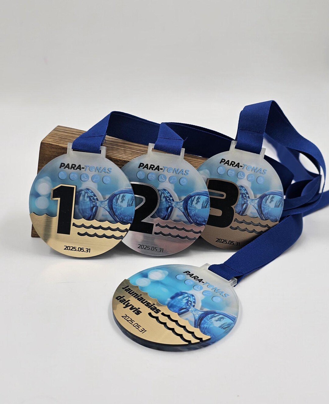 Personalized Swimming Medals, Custom Sports Award, Swim Meet Trophies ...