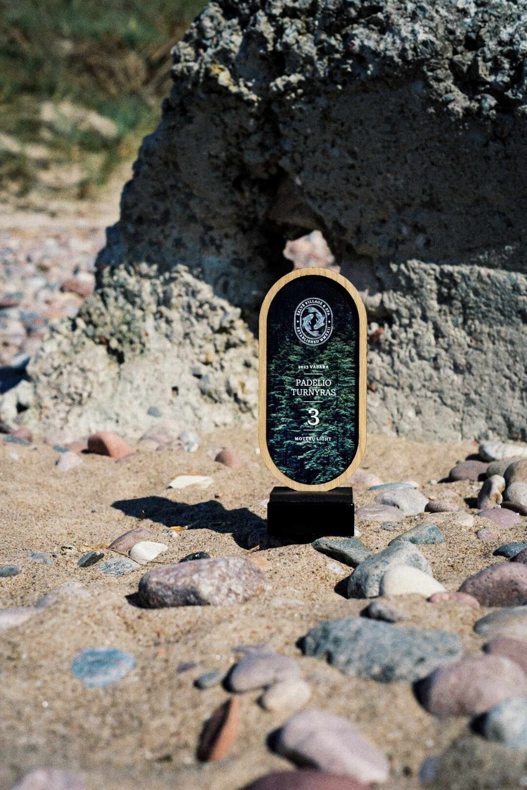 Forest-inspired Eco-conscious Award Oval Trophy for Nature Lovers ...