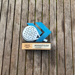 Personalized Paddle Tennis or Pickleball Trophy With Unique UV Print ...