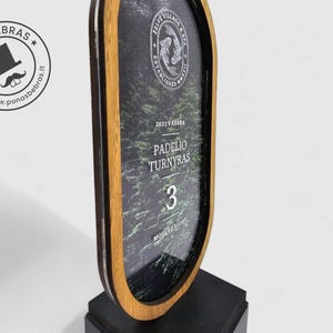 Forest Magic-inspired Eco-conscious Award - Oval Trophy for Nature ...