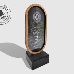 Forest Magic-inspired Eco-conscious Award - Oval Trophy for Nature ...