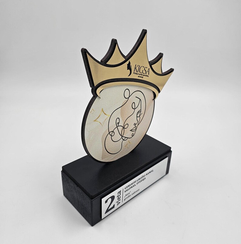 Beauty Professional Awards With Gold Crown, Cosmetology Awards and for ...