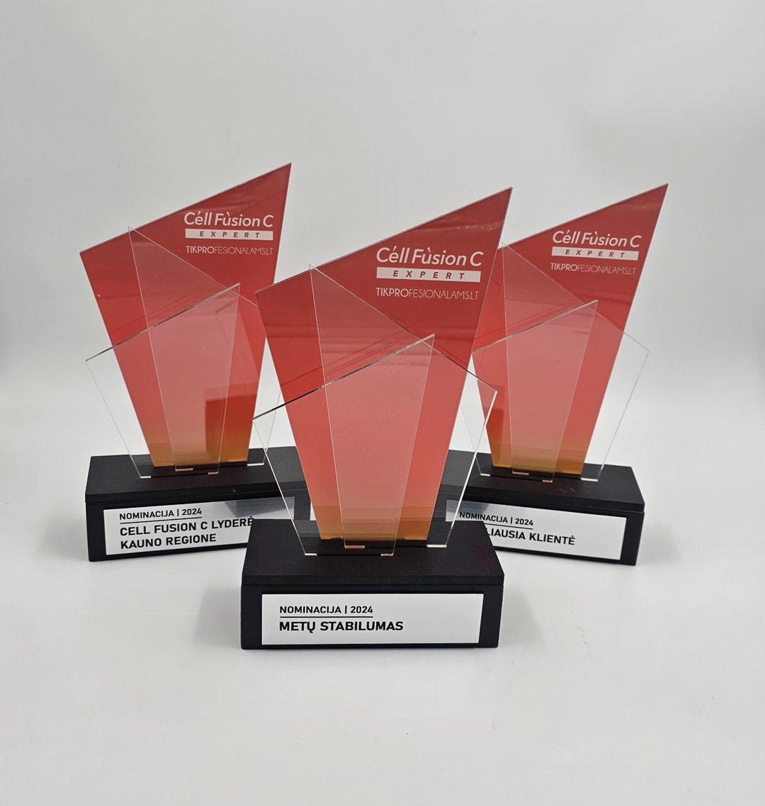 Customizable Award, Modern Acrylic Trophy With Irregular Shape, High ...