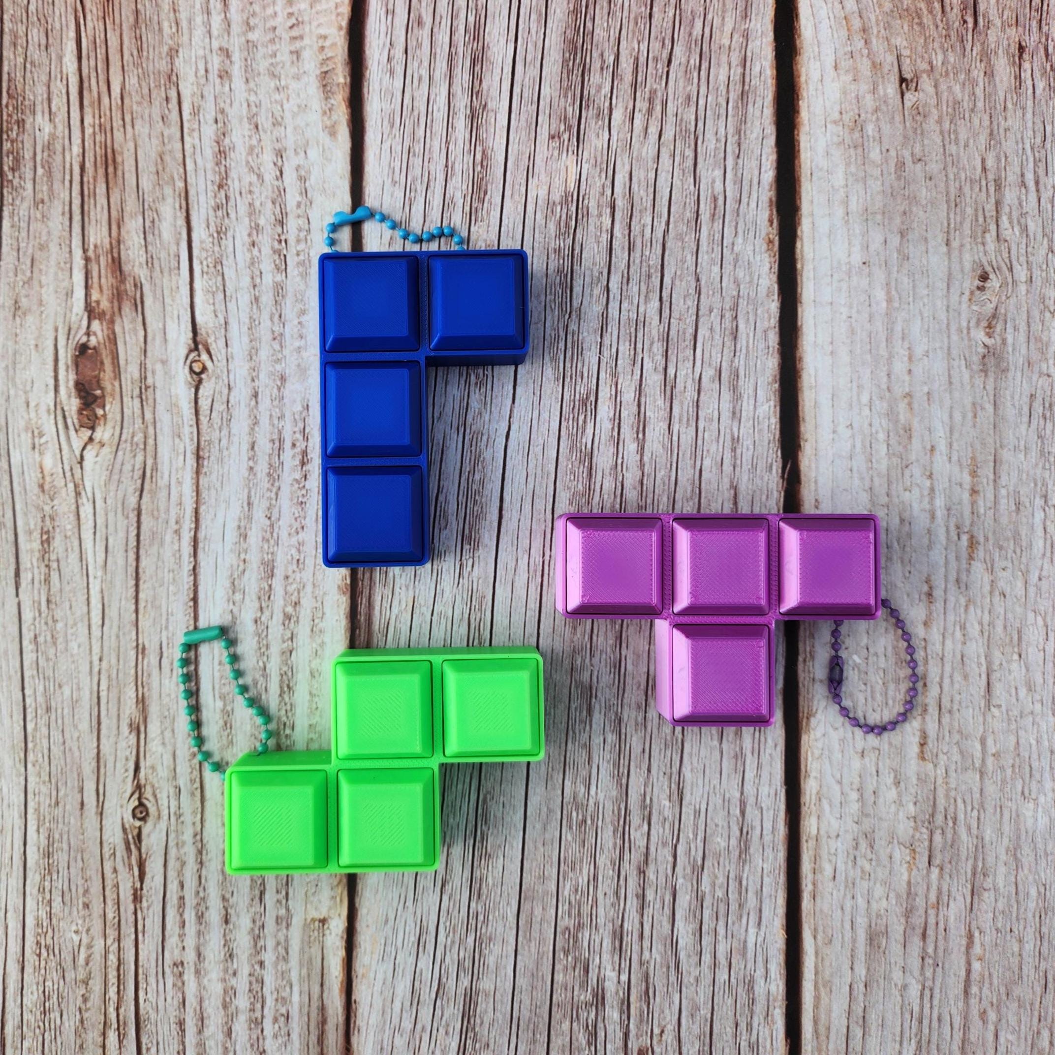 Tetris Inspired Clicker: 3d-printed Mechanical Keyboard Fidget, Retro ...