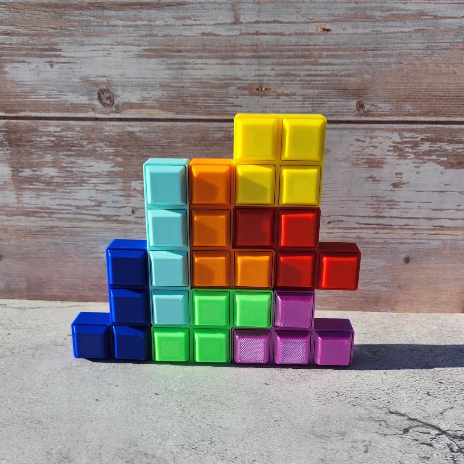 Tetris Inspired Clicker: 3d-printed Mechanical Keyboard Fidget, Retro ...