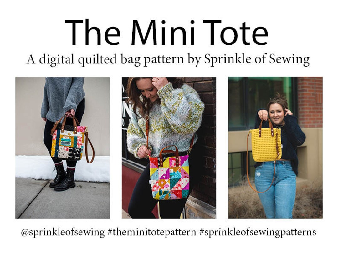 The Mini Tote Pattern, Digital Download, PDF - Etsy